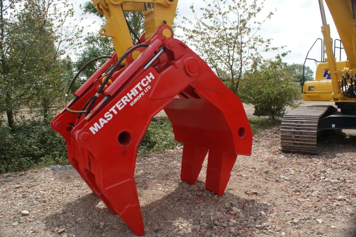 Grapple Excavator Attachments - Masterhitch Europe Ltd